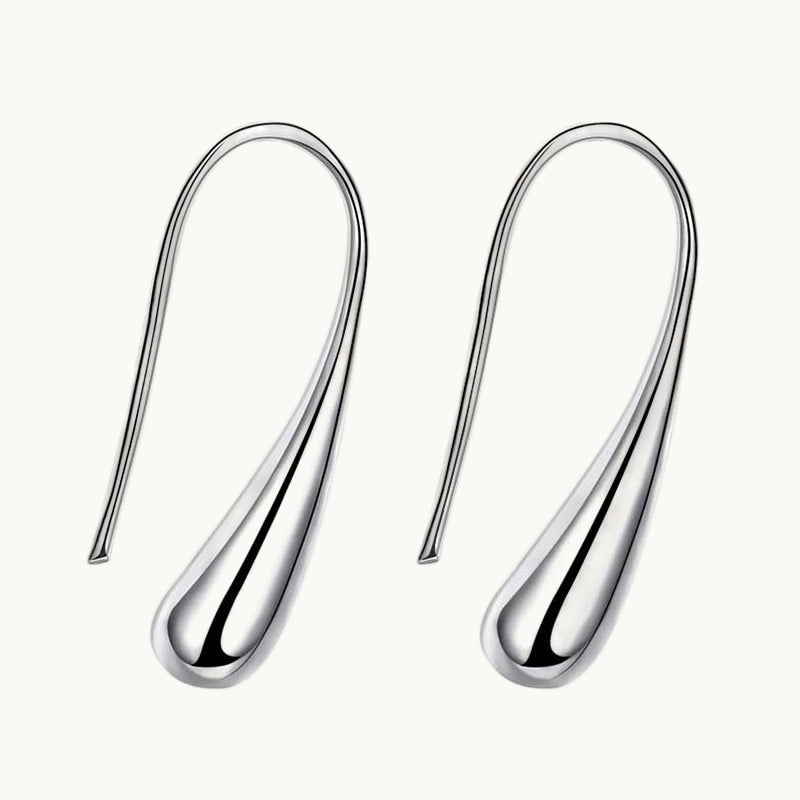 Boucle d'oreille pendante goutte - Femme - Argent 925 – 1001 Boucles d'Oreille